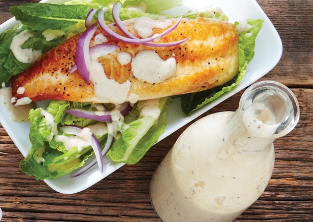 Skinny Caesar Salad Dressing