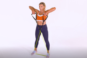 Resistance-Band Upright Row: With Talking Tips | Oxygen Mag