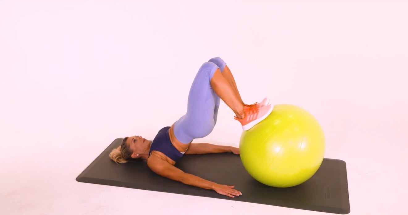 Stability-Ball Hamstring Curl | Oxygen Mag