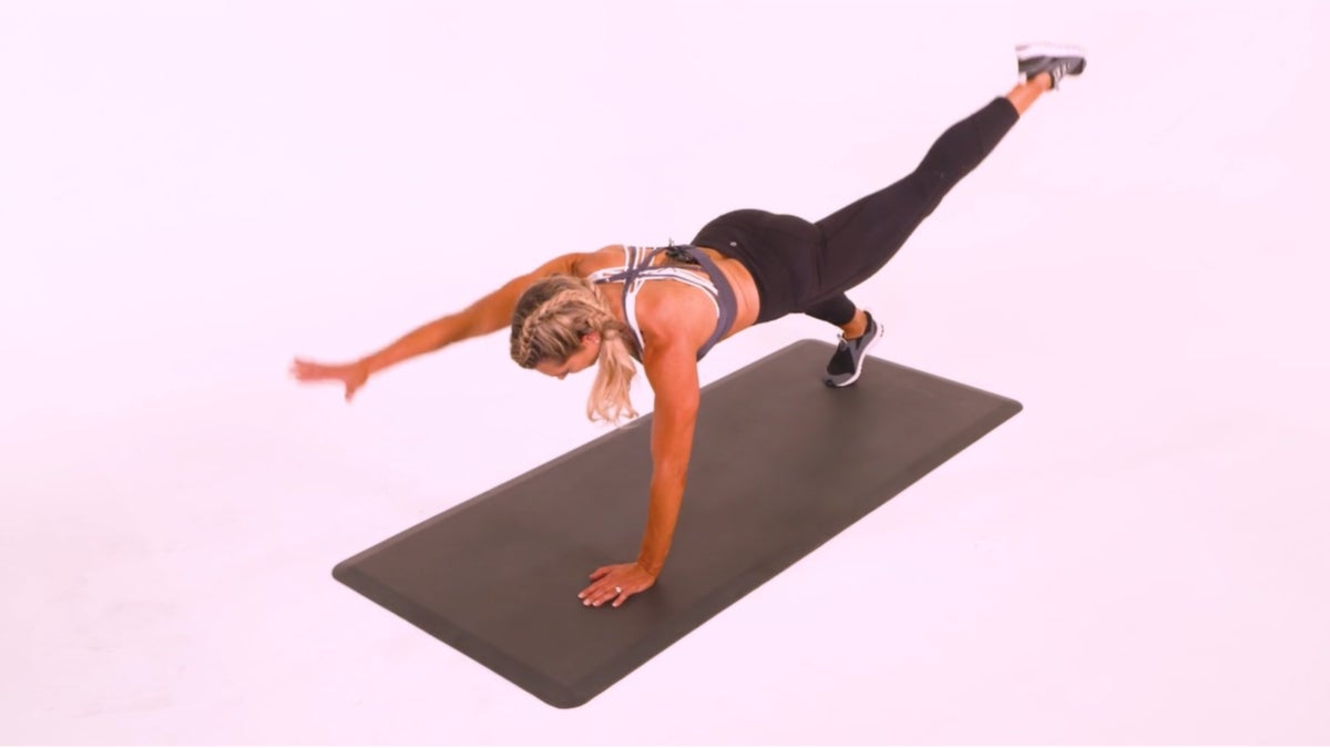 Alternating Plank Bird Dog - Oxygen Mag