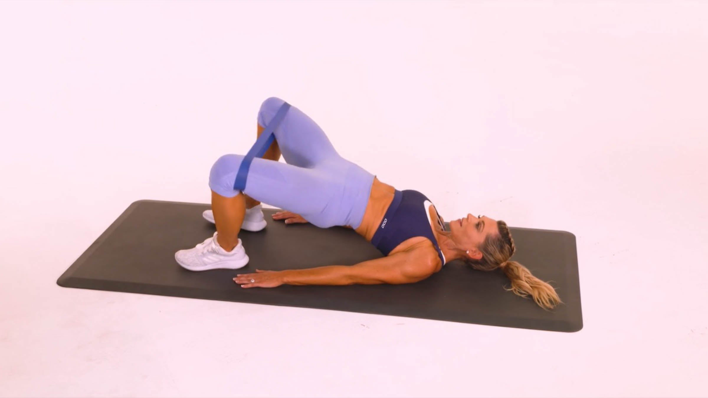 Banded Glute Bridge and Butterfly | Oxygen Mag