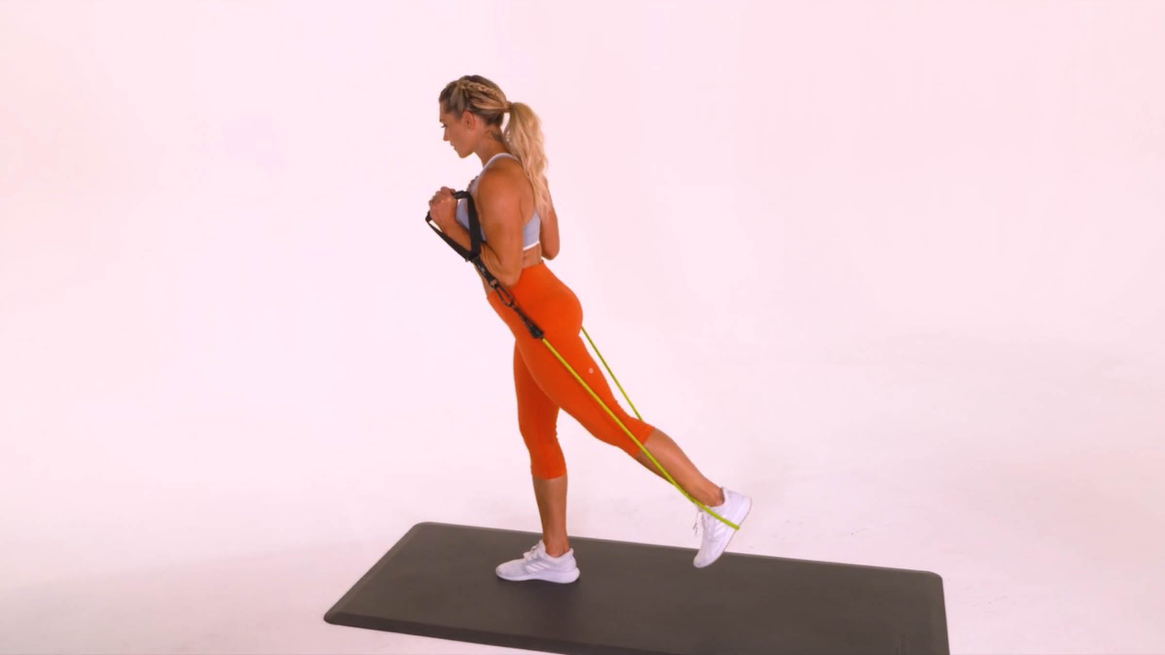 Resistance-Band Glute Kickback | Oxygen Mag