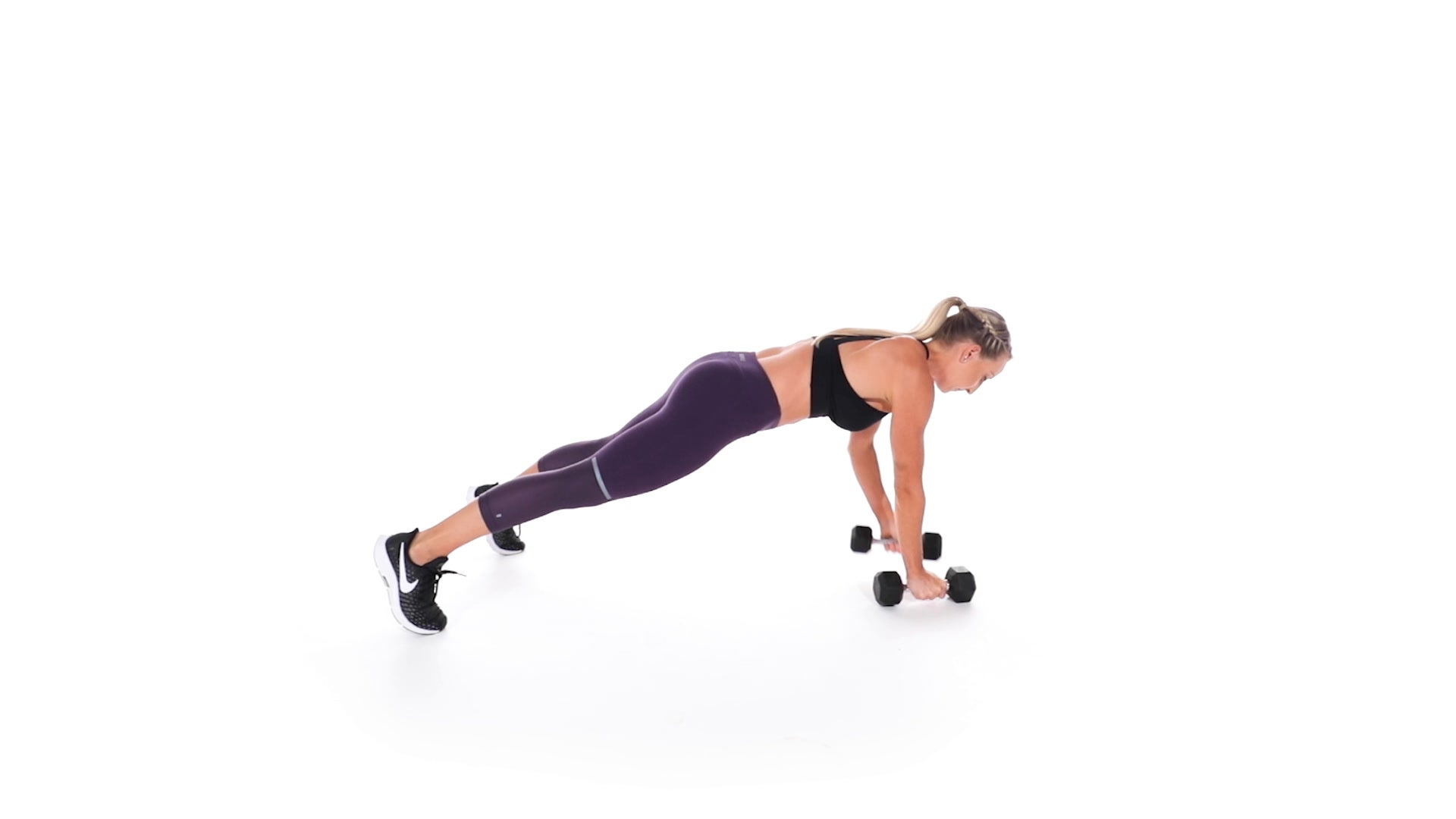 Dumbbell Renegade Row | Oxygen Mag