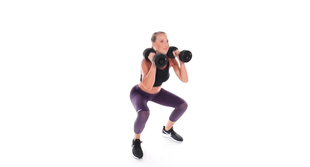 Dumbbell Squat to Press - Oxygen Mag