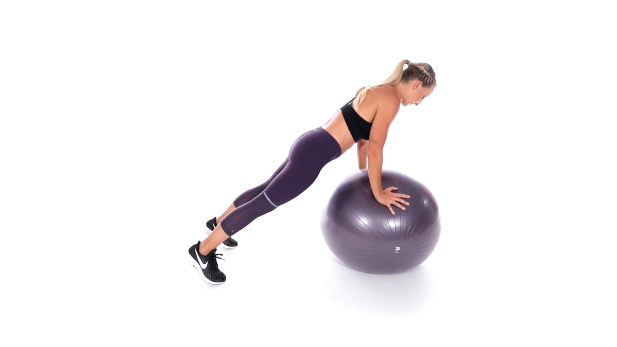 Stability-Ball Plank - Oxygen Mag