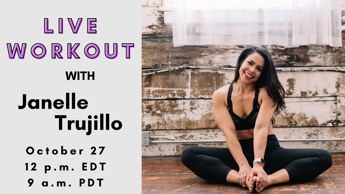 Oxygen Live Workout: Cardio Core Circuit With Janelle Trujillo
