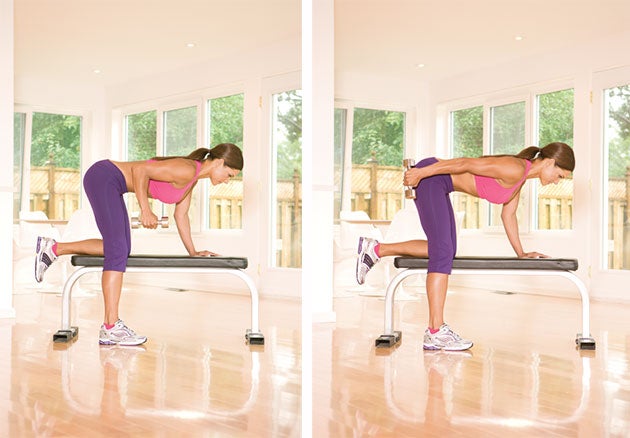 Dumbbell Triceps Kickback