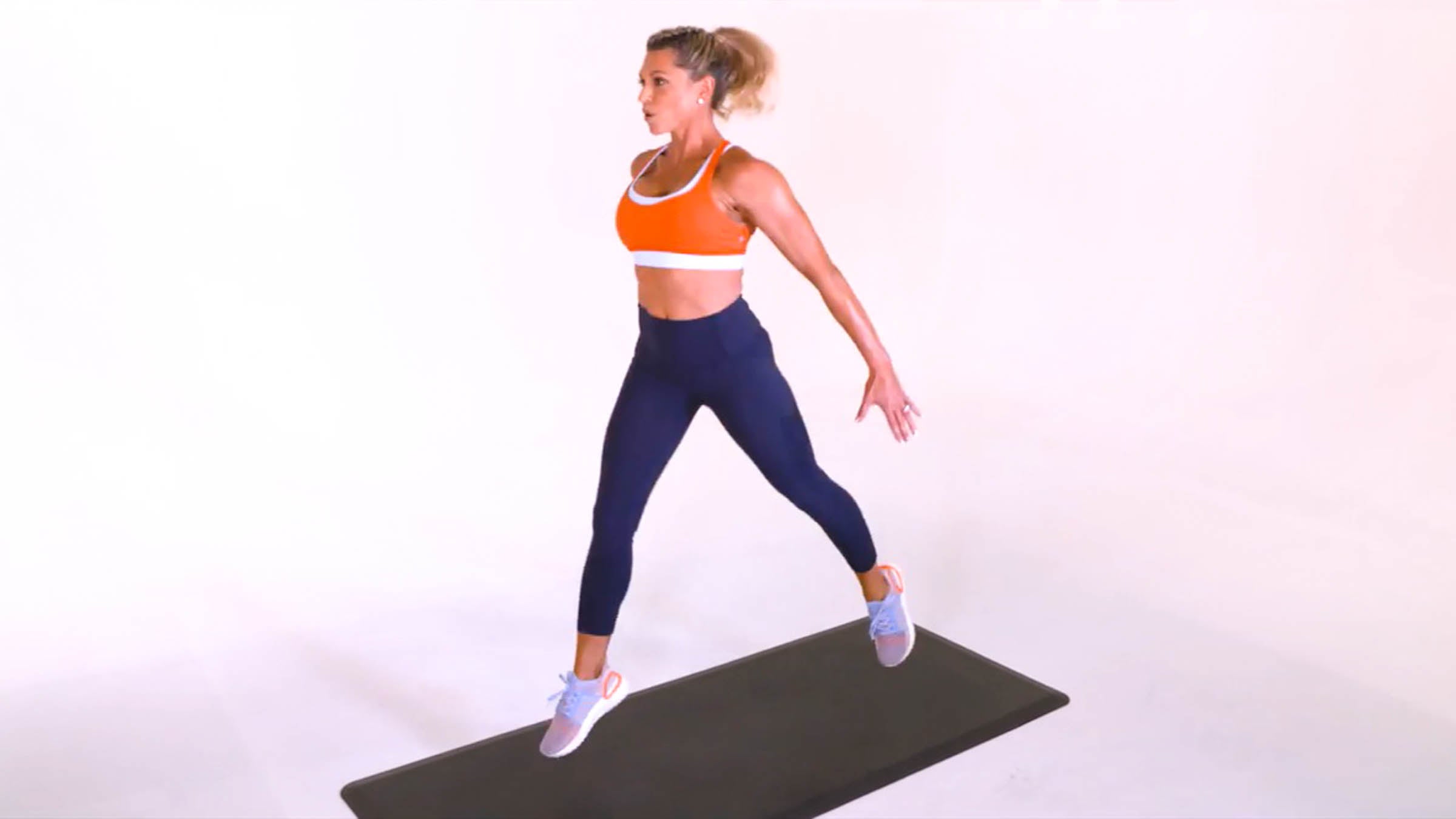 Plyometric Stationary Lunge | Oxygen Mag